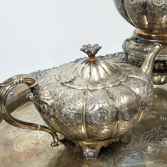 Antique | Dining | Amazing Rare Antique Victorian Repousse Silver ...